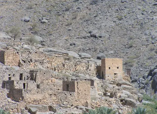 W6a, W6b: Wadi Ghul Abandoned Village - Oman Tourist Destination