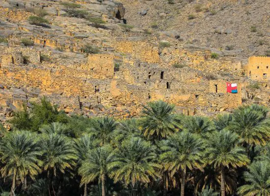 W6a, W6b: Wadi Ghul Abandoned Village - Oman Tourist Destination